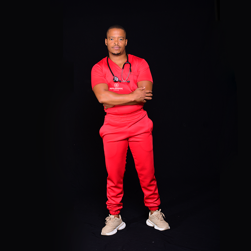 Mpilo Royal Clothing. Standard Scuba Stretching Scrub Set