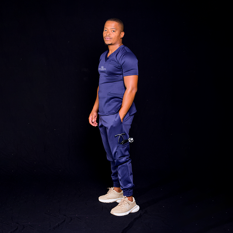 Mpilo Royal Clothing. Standard Scuba Stretching Scrub Set