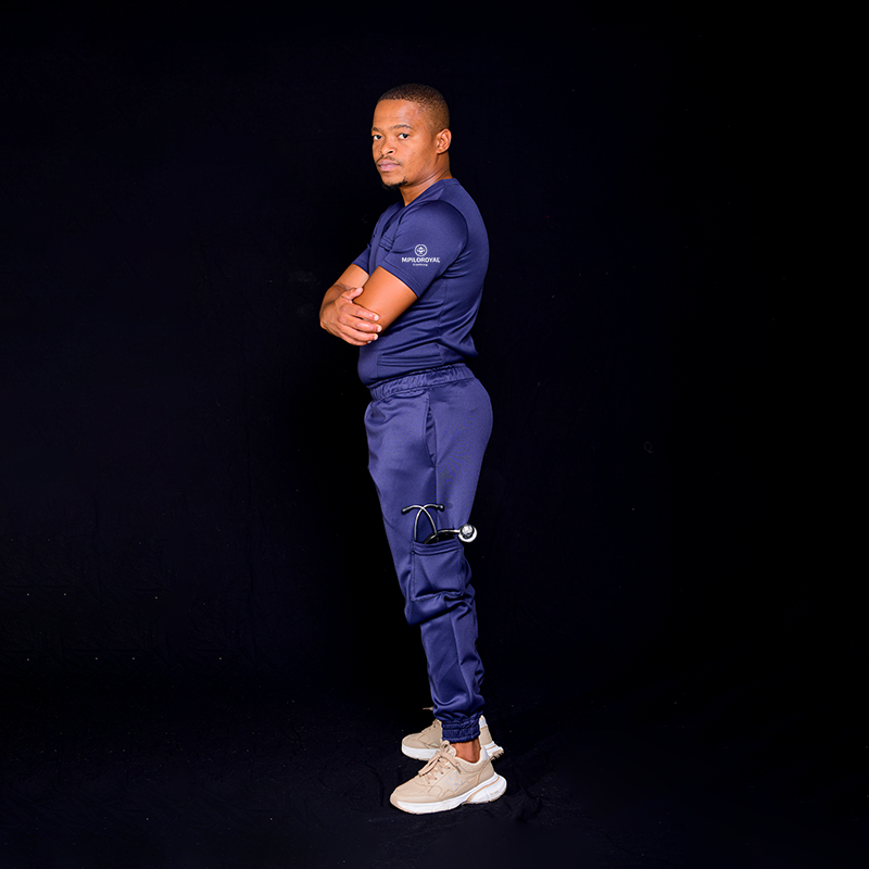 Mpilo Royal Clothing. Standard Scuba Stretching Scrub Set